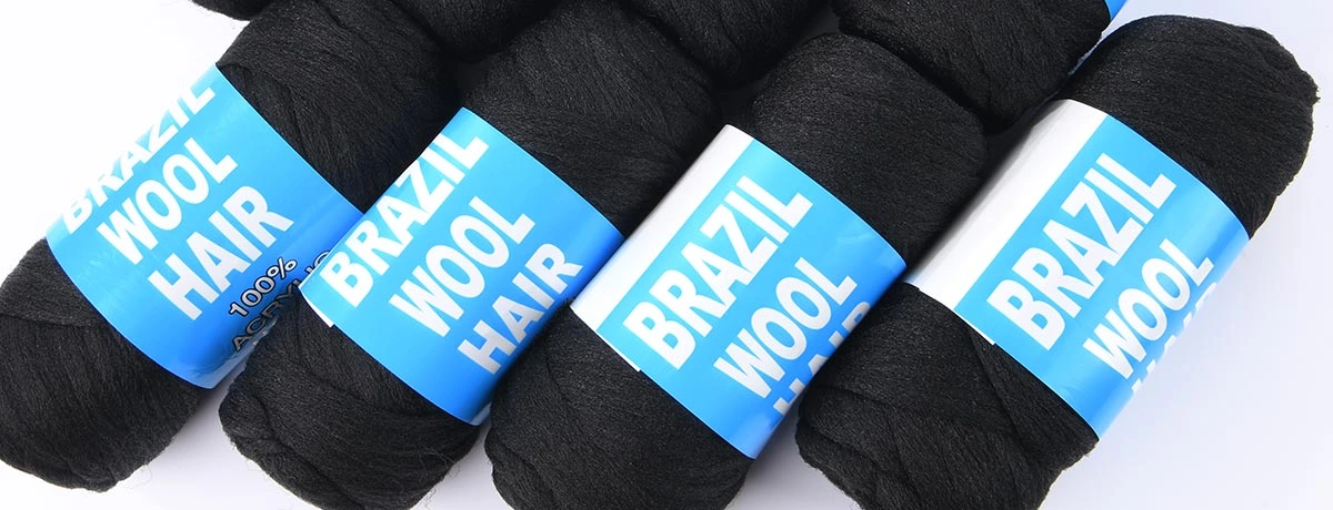 MH Brazil Wool Hair Wholesale Supplier – Bulk Acrylic Wire for African ...